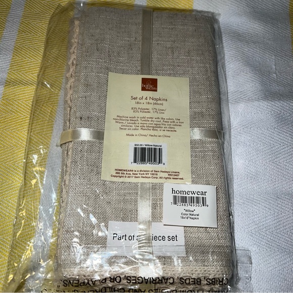 Homewear | Dining | Fall Harvest Set Of 4 Napkins Homewear Willow 8 X ...